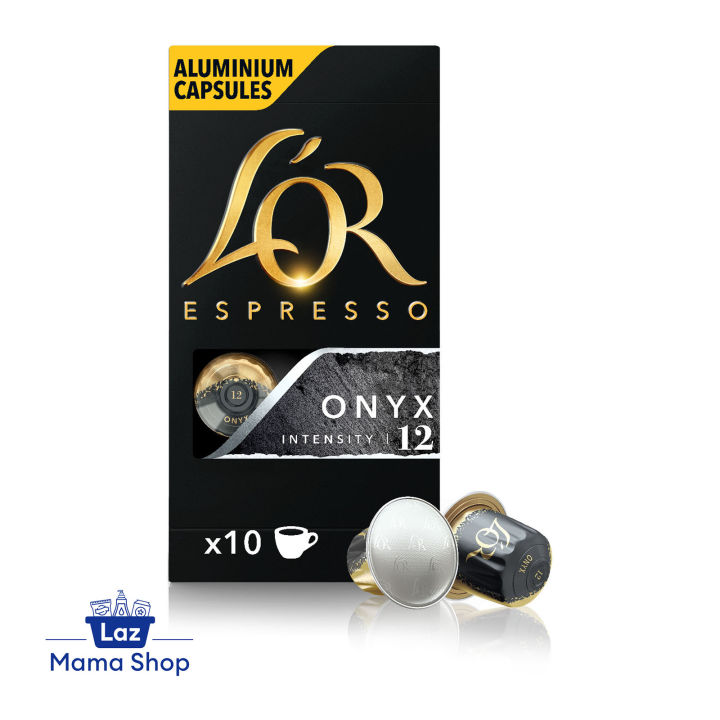 L'OR Espresso Onyx Intensity 12 - Nespresso Compatible Coffee Capsules ...