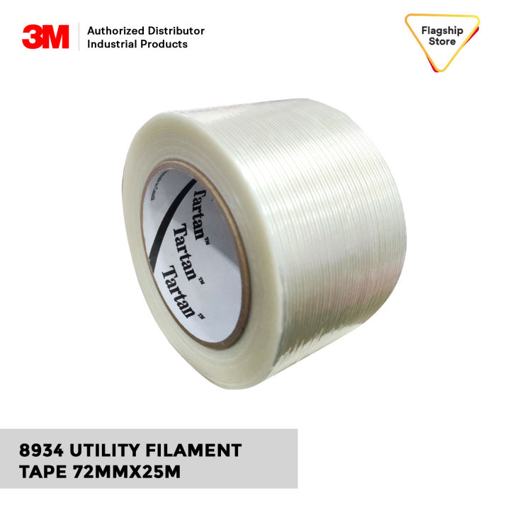 3M 8934 TARTAN UTILITY FILAMENT TAPE 72MM X 55M | Lazada PH