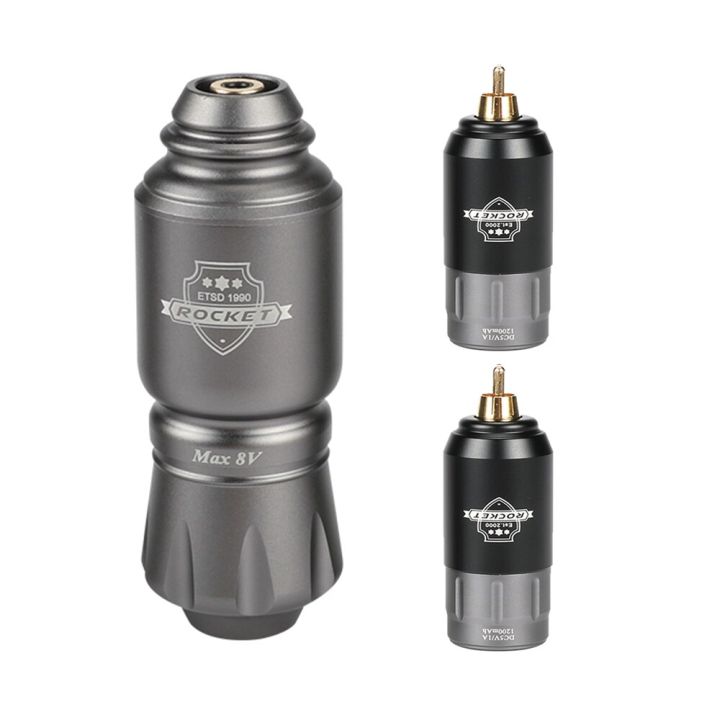 Rocket Mini Wireless Tattoo Pen Machine Kit Power Battery Permanent ...