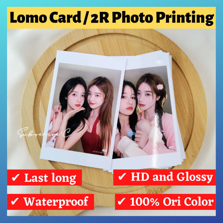 【10-50pcs】Lomo Card @ 2R Photo Printing 洗照片 Cuci Gambar Murah (Glossy ...