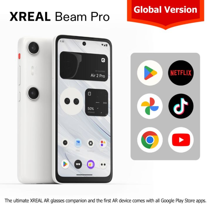 Xreal Beam Pro เทอร์มินัลประมวลผลเชิงพื้นที่3D ที่แท้จริงกล่องฉายภาพการถ่ายภาพวิดีโอเชิงพื้นที่ ...
