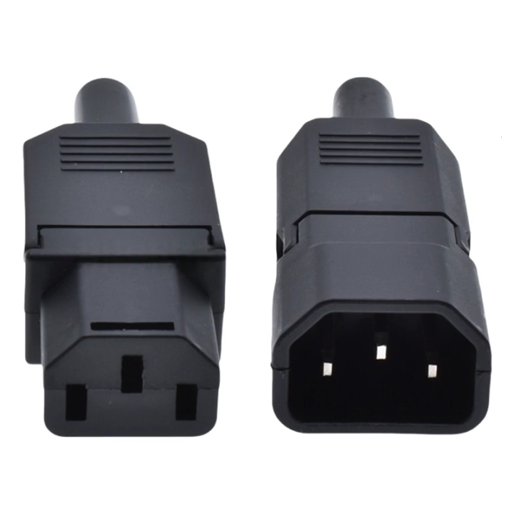 Pack Of 2 3Pin Terminals Quick Connectors 10A 250V IEC320 C13 Female ...
