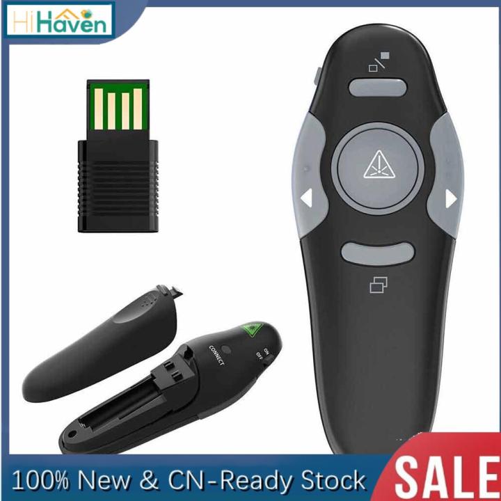 Wireless USB Presenter Power Point PPT Remote Control Laser Pointer Clicker Pen | Lazada PH