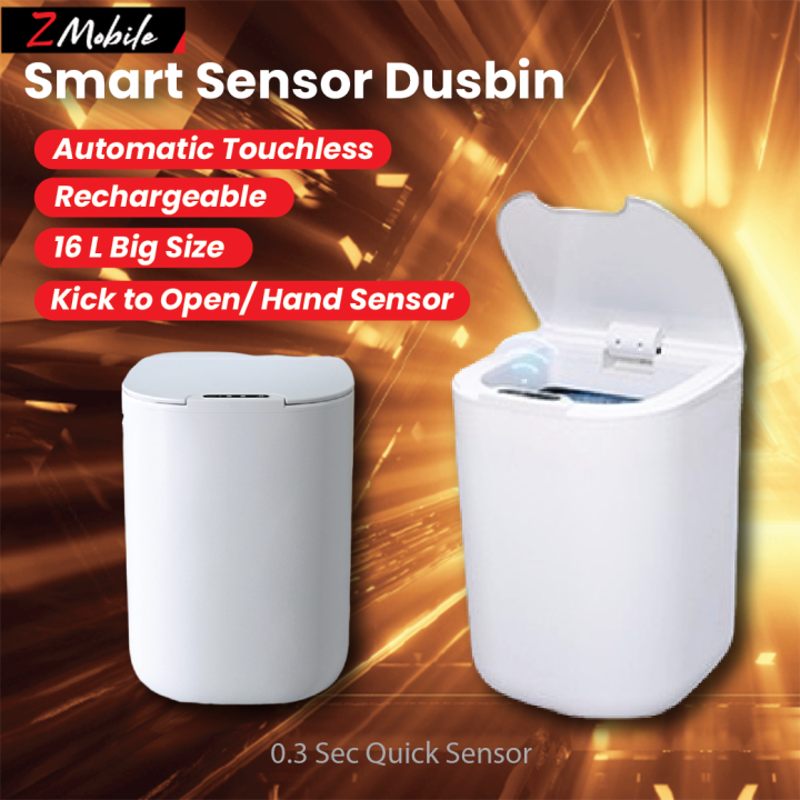 16L Intelligent Smart Dustbin Motion Sensor Automatic Sensing Induction ...