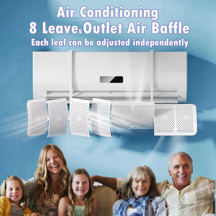 Air-conditioning Upgrade style blade wind deflector free installation ...