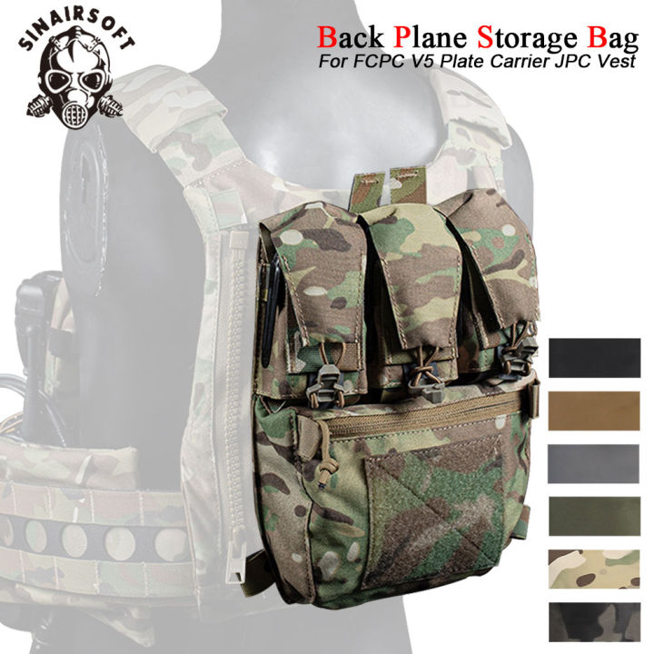 SINAIRSOFT Tactical Multifunctional Zipper Storage Bag Outdoor FCV Vest ...