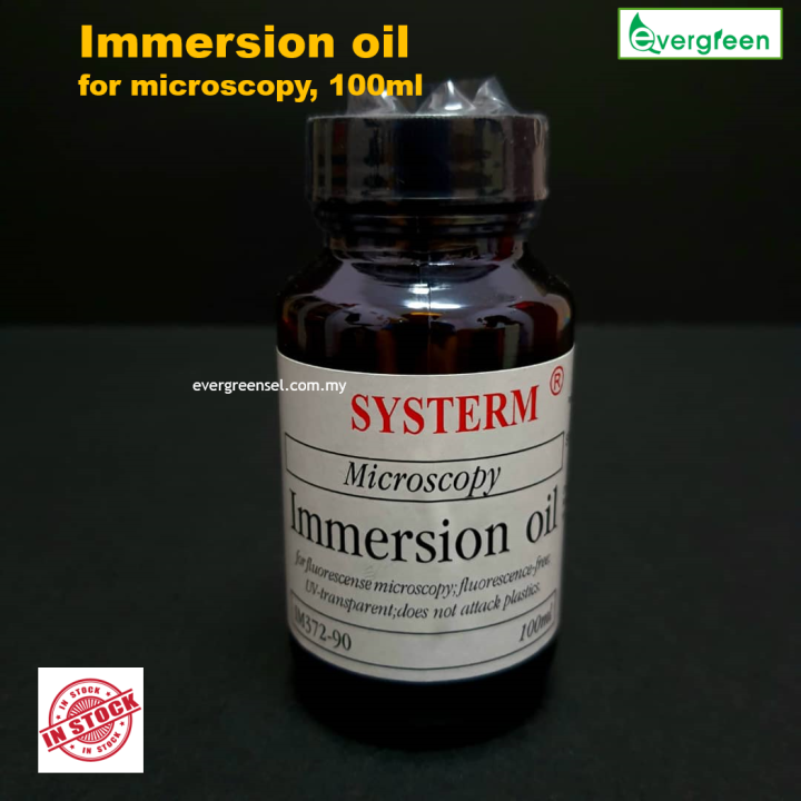 ( READY STOCK ) Immersion oil for microscopy, 100ml | Lazada