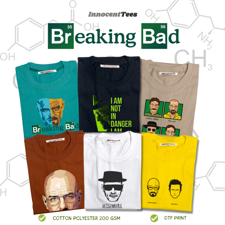 [INNOCENTTEES] BREAKING BAD TSHIRT II TV SERIES INSPIRED SHIRT II SMALL ...
