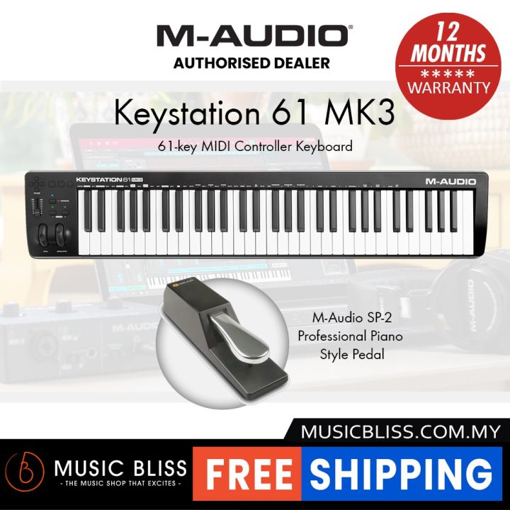 M-Audio Keystation 61 MK3 61-key MIDI Controller Keyboard | Lazada