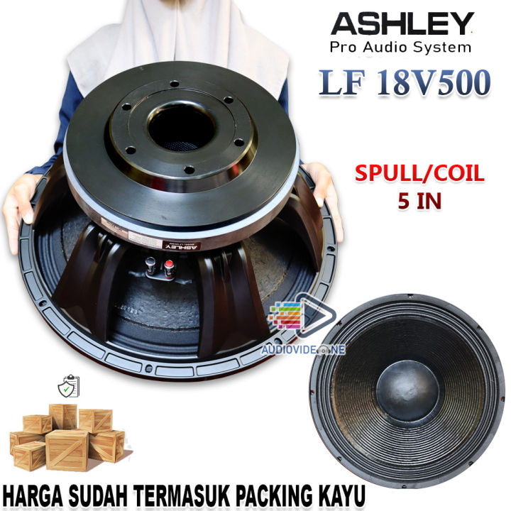 Speaker Ashley LF18V500 Voice Coil 5 In Spiker Komponen 18 Inch Low Sub ...
