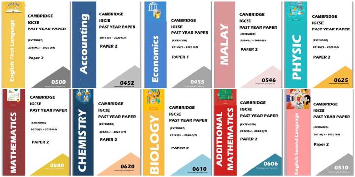 IGCSE Past Year Paper / All Subjects/ Full Set with Answers/ 3 Year ...