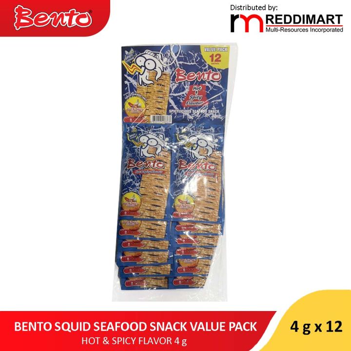 Bento Seafood Snack Value Pack (4G x 12 sachets) | Lazada PH