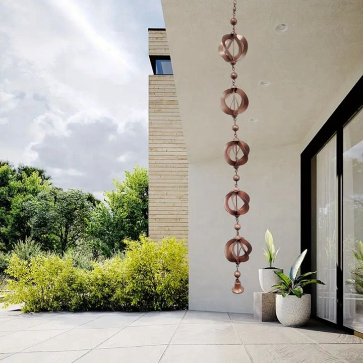 (MTPJ) Rain Chains, Roof Gutter Downspout/Spout Channel, Rainwater ...