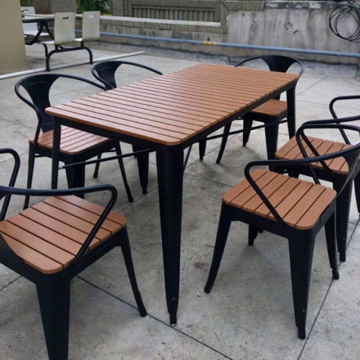 Hotel courtyard leisure table and chair villa terrace garden balcony ...