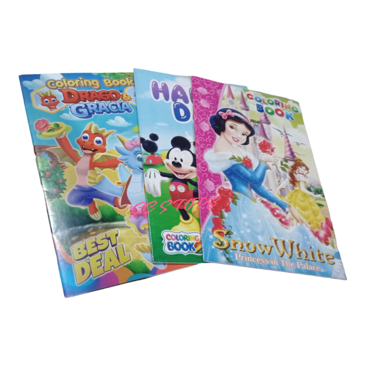 Coloring Book Buku Mewarnai 6 Lembar | Lazada Indonesia