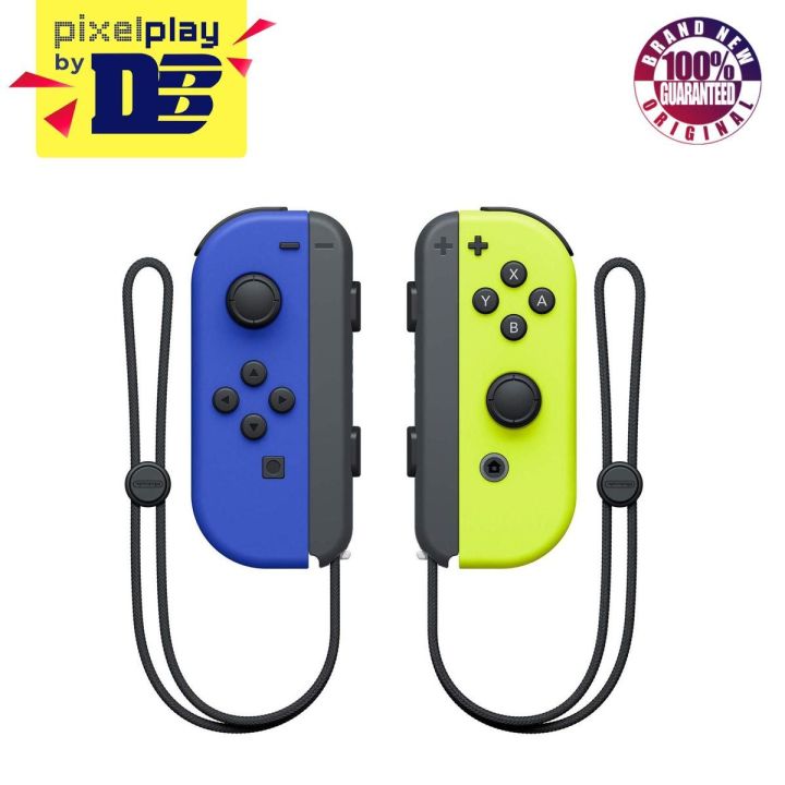 Nintendo Switch JoyCon Controller Blue / Neon Yellow | Lazada PH