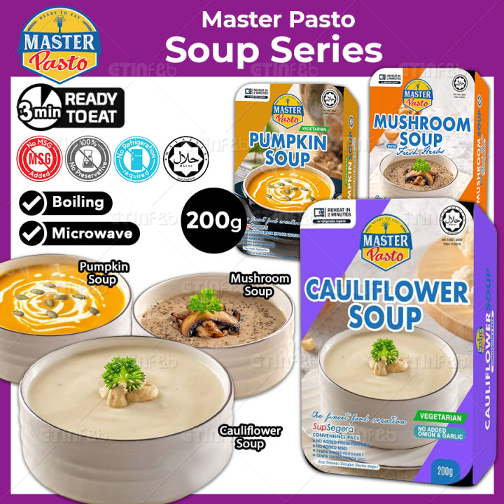 Master Pasto [HALAL] Convenient Pack 3 Minutes Instant [ Mushroom Soup ...