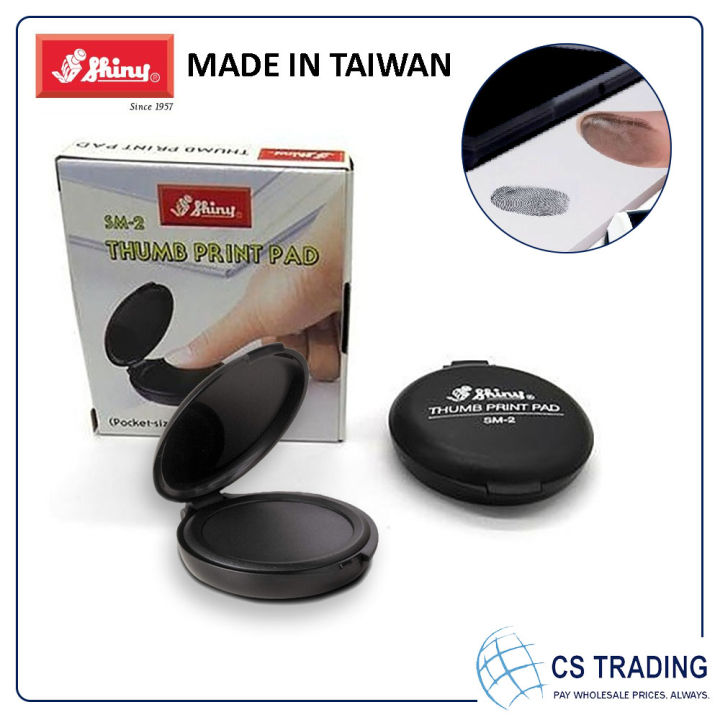 [MADE IN TAIWAN] SHINY SM-1 SM-2 Finger Thumb Print Pad / Thumb Print ...