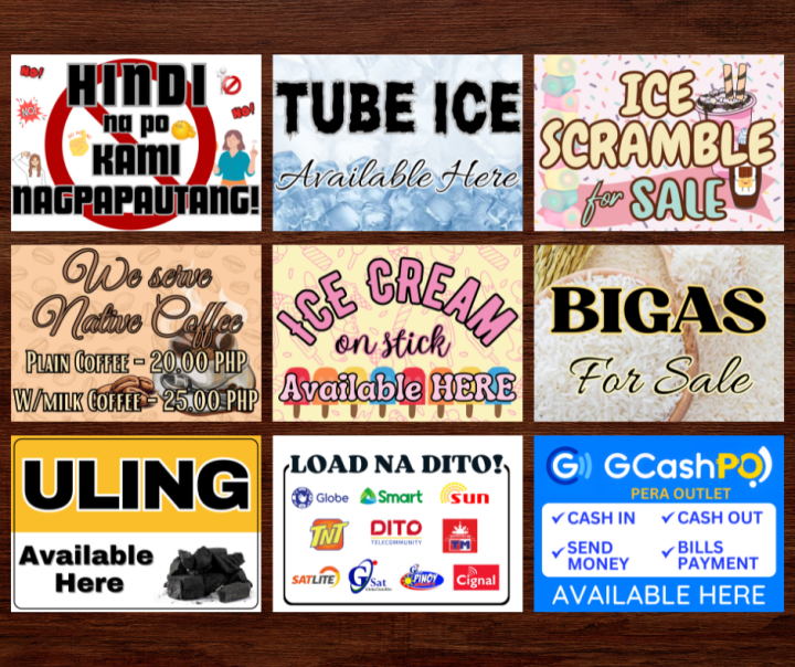 A&J Laminated Signs A4 Size Signage for Business | Lazada PH