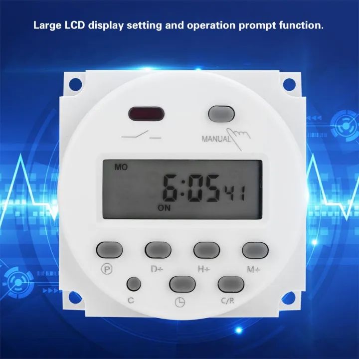 Et Game Th Lcd Power Supply Digital 12v 24v 220v 7 Day Programmable