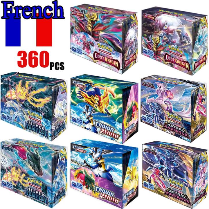 French Pokemon Cards CROWN ZENITH SILVER TEMPEST Lost Origin Brilliant ...