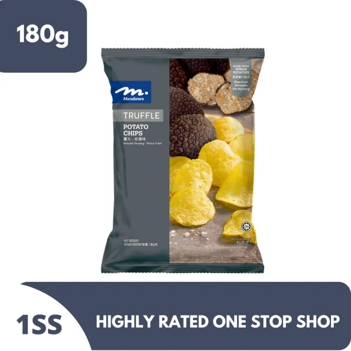 Meadows Truffle Flavor Potato Chips 180g | Lazada PH