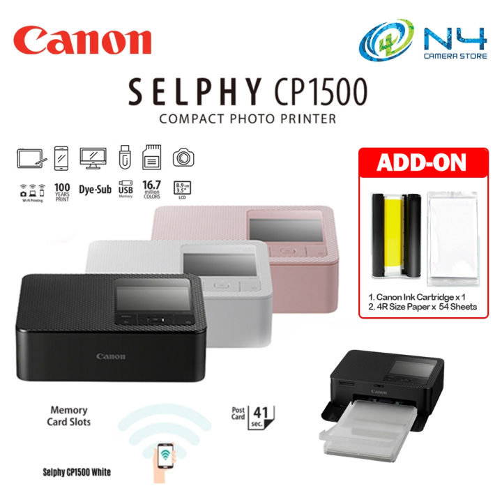 Canon CP1500 Selphy Printer (Canon Original Warranty) | Lazada