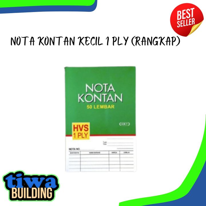 NOTA KONTAN KECIL 1 PLY (RANGKAP) MEREK KIKY | Lazada Indonesia
