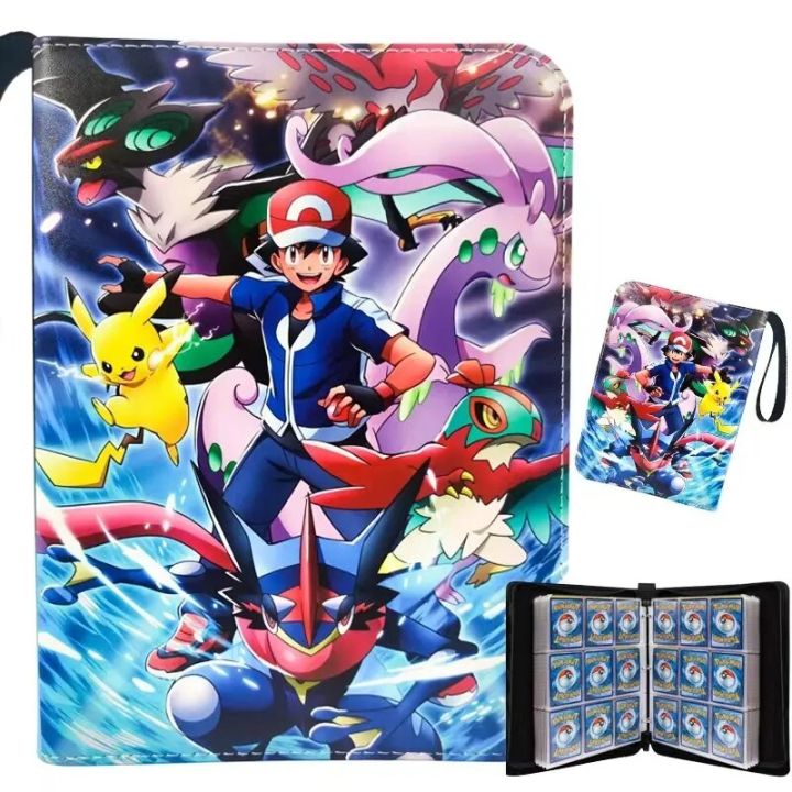 900Pcs Pokemon Binder Card Album Holder Collection Card Zipper PU ...