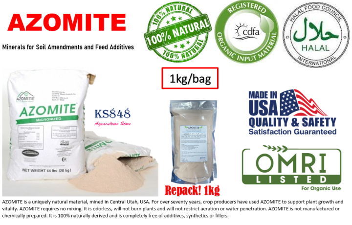 1KG AZOMITE is a uniquely Natural Minerals/ Best Organic Fertilizers ...