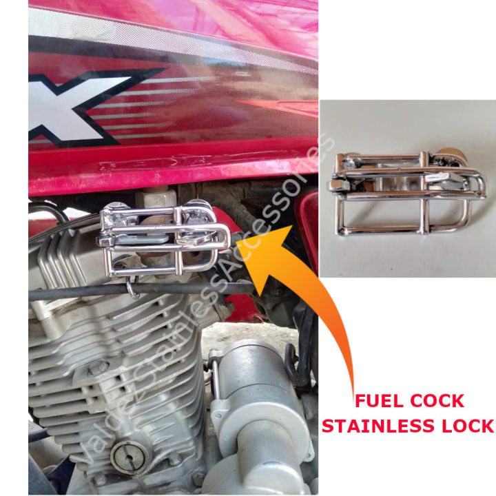 Stainless Fuel Cock Lock for TMX 125 Alpha & TMX 155 | Lazada PH