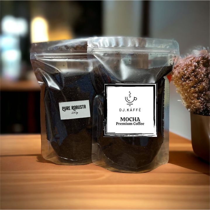 DJ.KAFFE Premium Mocha Flavored Aroma Freshly Ground Coffee Coffee ...