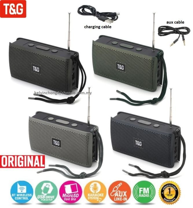 T&G Model TG-282 Portable Bluetooth Speaker Wireless Bass HIFI TF FM ...