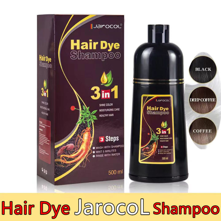 Jarocol Hair Dye Shampoo Hair Color Shampoo Natural Extracts | Lazada.co.th