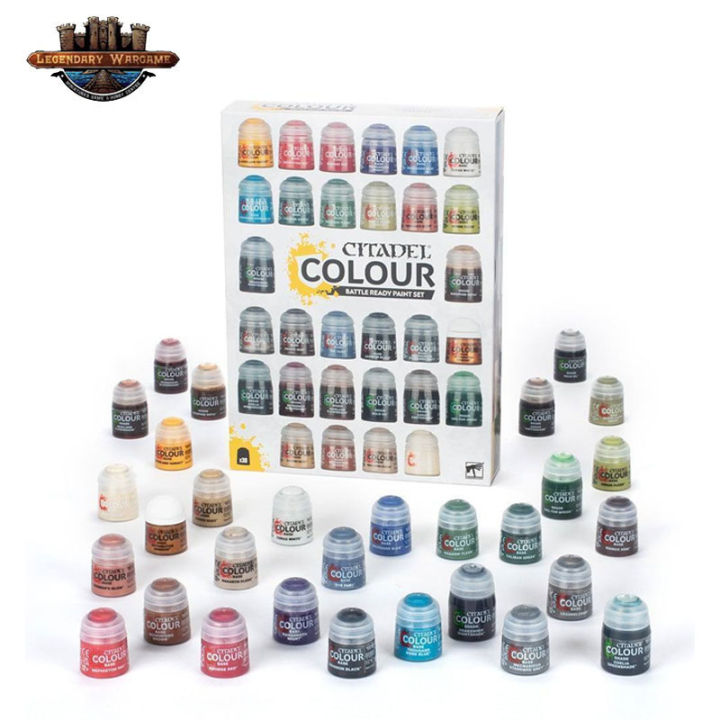 [GW-พร้อมส่ง]CITADEL COLOUR: BATTLE READY PAINT SET | Lazada.co.th
