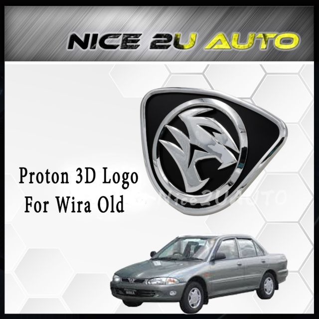 Proton Wira 3D Logo Emblem Car Kereta | Lazada