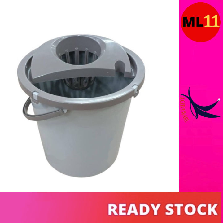 (5 Gallon) Round Plastic Mop Bucket / Mop Pail / Bekas Plastik Baldi ...