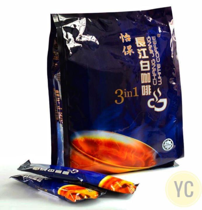IPOH CHANG JIANG 3IN1 WHITE COFFEE 怡保长江3合1白咖啡 (40g x 15'S) | Lazada