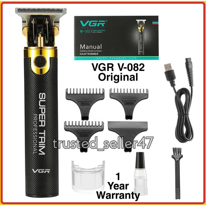 Original VGR V-082 Zero Adjustable Professional Rechargeable Hair Trimmer Hair Cutter Hair ...