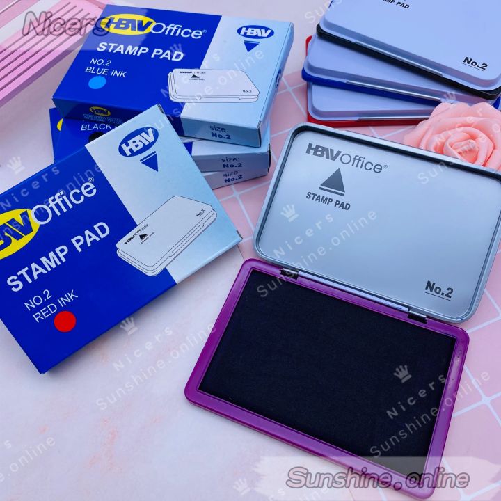 HBW OFFICE Stamp Pad NO.2 MEDIUM SIZE | Lazada PH