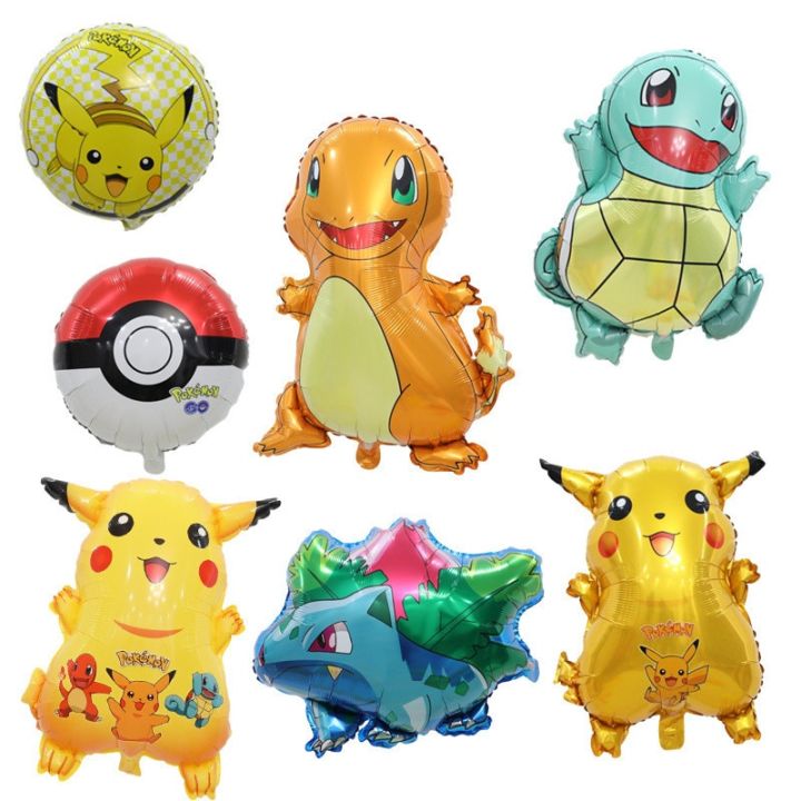 Anime Pokemon Balloon Dream Theme Party Decoration Supplies Pikachu ...