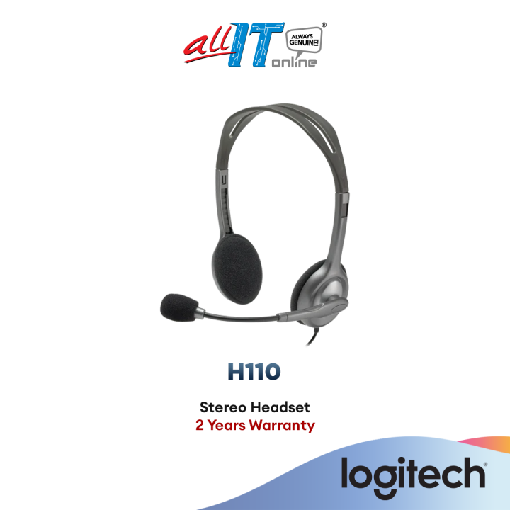 Logitech H110 Stereo Headset | Lazada