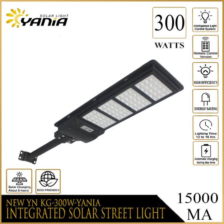 ( YN-KG-300W ) NEW YANIA SOLAR STREET LIGHT | Lazada PH