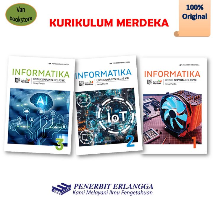 Informatika SMP Kelas 7 8 9 - Kurikulum Merdeka | Lazada Indonesia