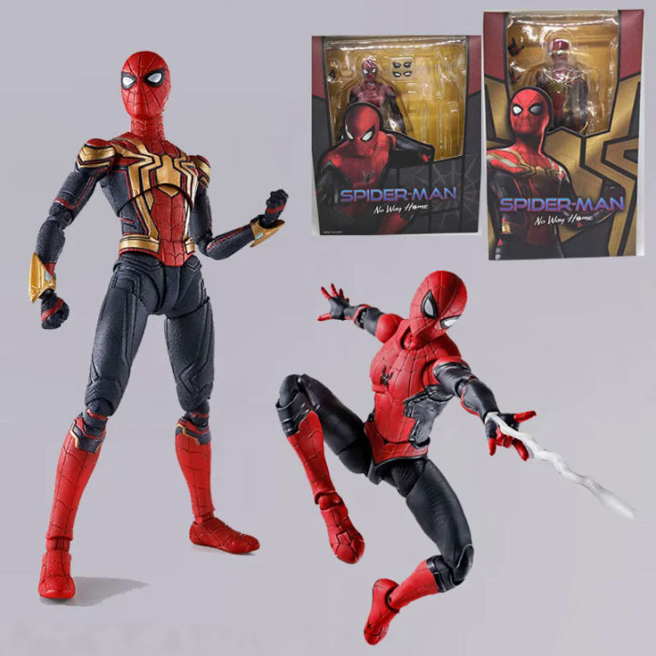 Action Figure SHFiguarts Mafex Spider Man PS4 Action Figure Homecoming ...