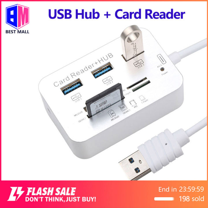 🔝 original usb hub splitter card reader Docking station adapter all in ...