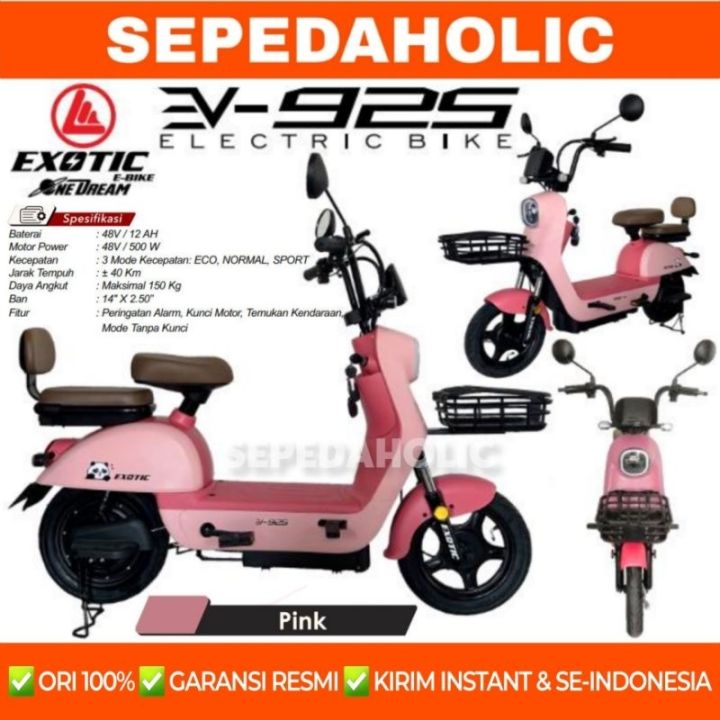 Sepeda Listrik EXOTIC EV 925 BY PACIFIC 500 Watt Electric Bike | Lazada ...