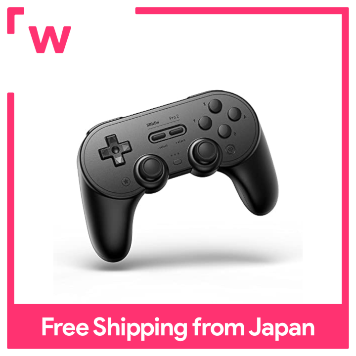 8Bitdo Pro 2 Gamepad (Black Edition) for NS Switch, PC, Android, macOS ...
