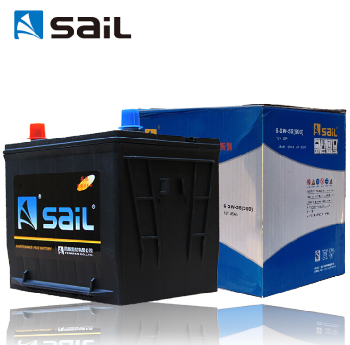 Sail battery 55AH Buick Excelle Laolacrosse Jing Cheng Chevrolet Lefeng ...