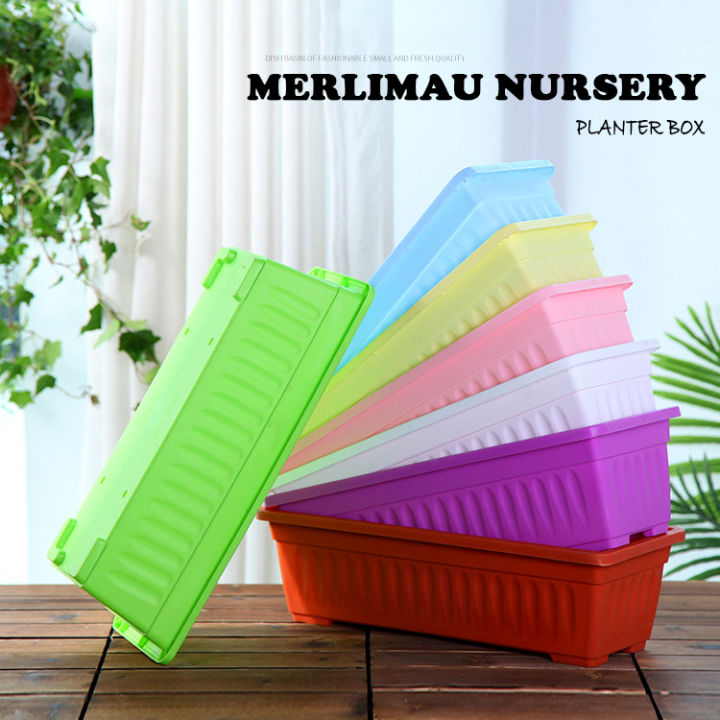 [Merlimau Nursery] NORDIC STYLE PLANTER BOX PASU TANAMAN | Lazada